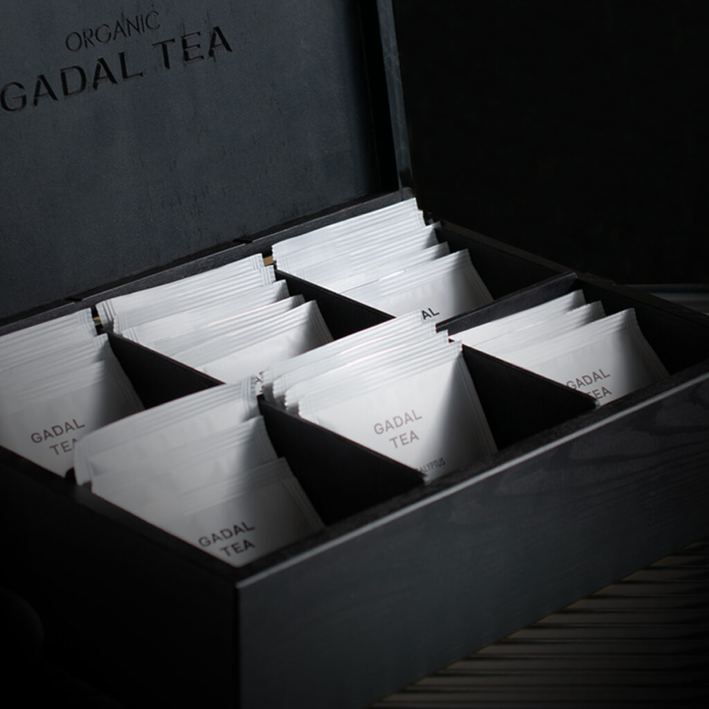 Wooden display - 6 cells - Gadal Tea